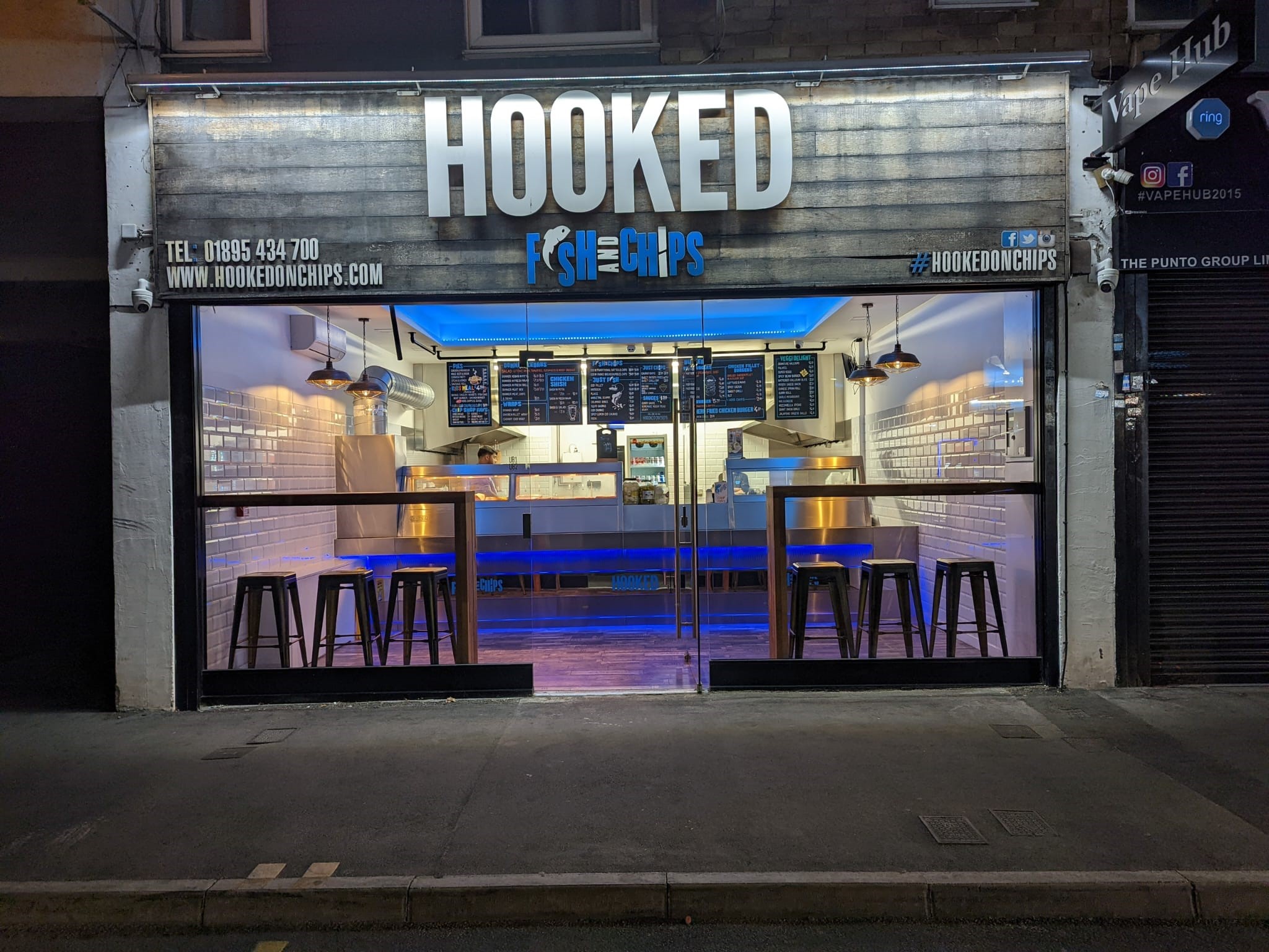 Hooked fish and chips ready to re-launch after accident | Johnson Reed
